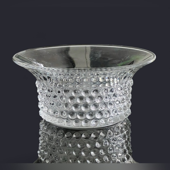Nuutajarvi Glass | Art | Mcm 5s Saara Hopea Nyppyl Hobnail Glass Bowl ...